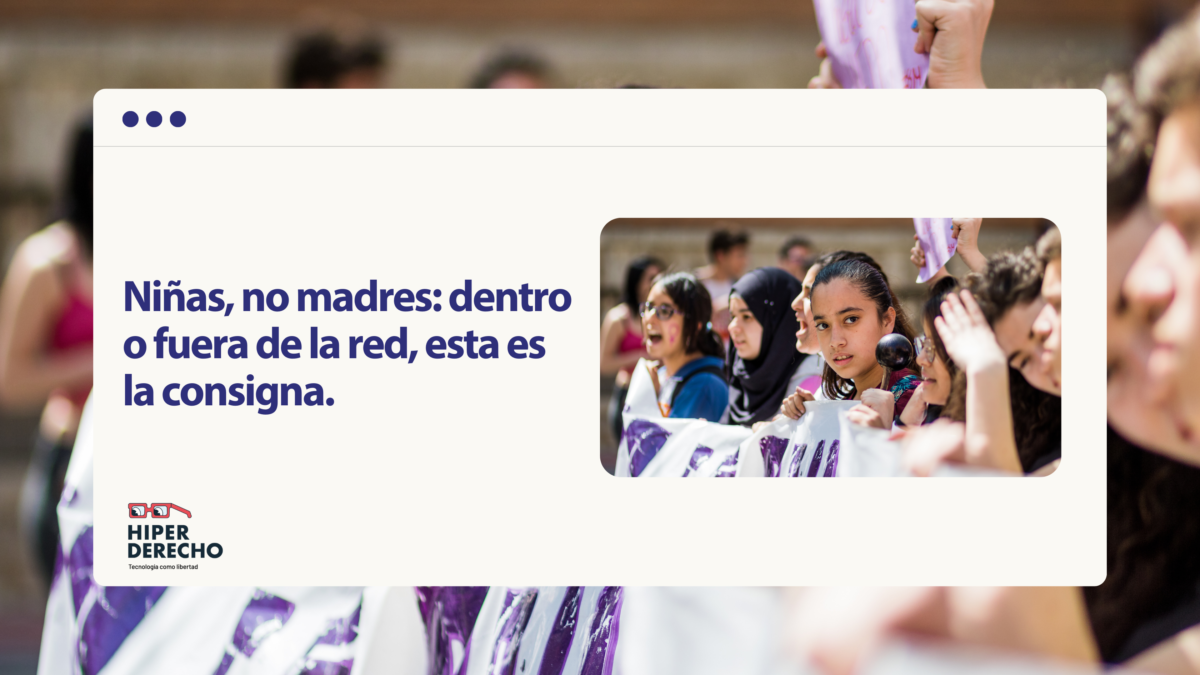 Niñas, no madres: dentro o fuera de la red, esta es la consigna ...