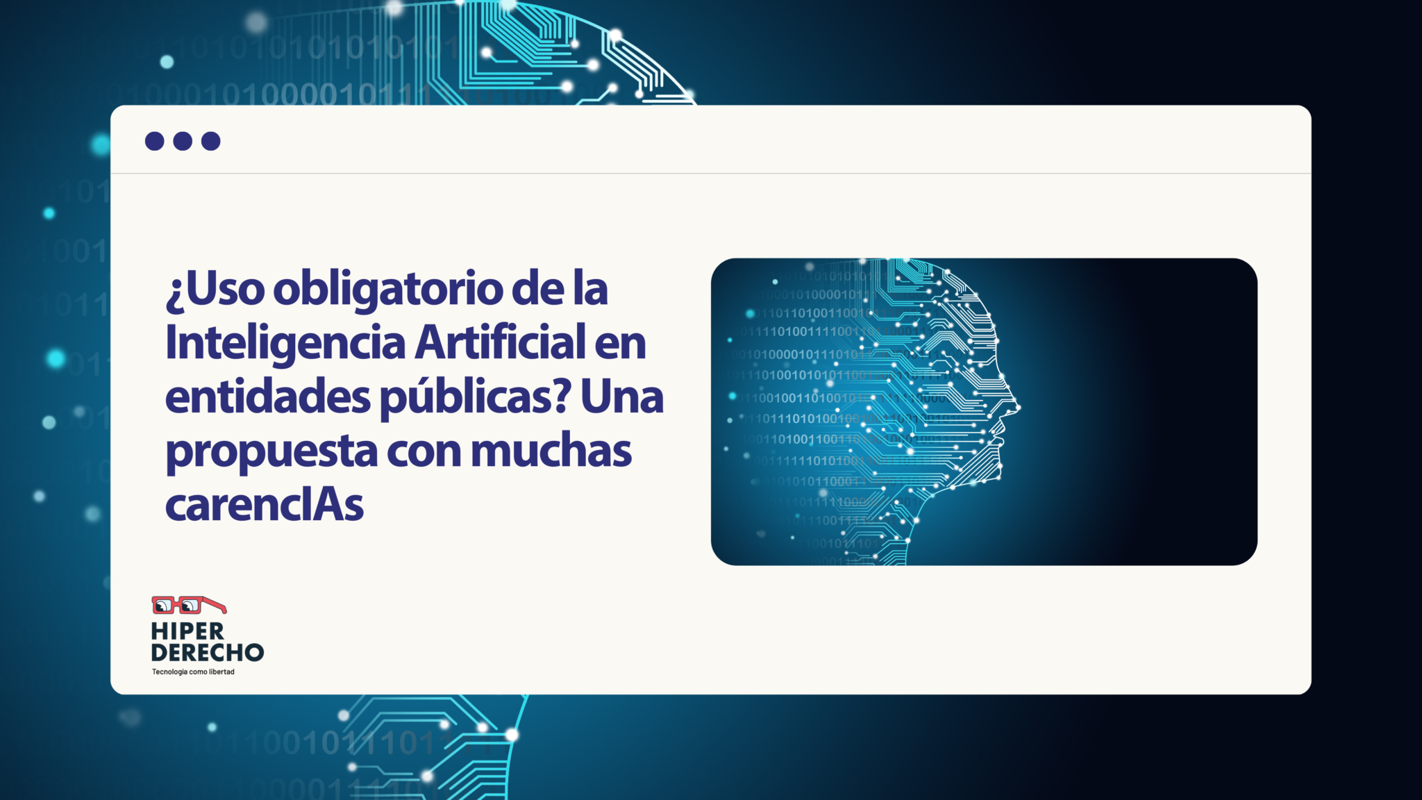 ¿Uso obligatorio de la Inteligencia Artificial en entidades públicas ...