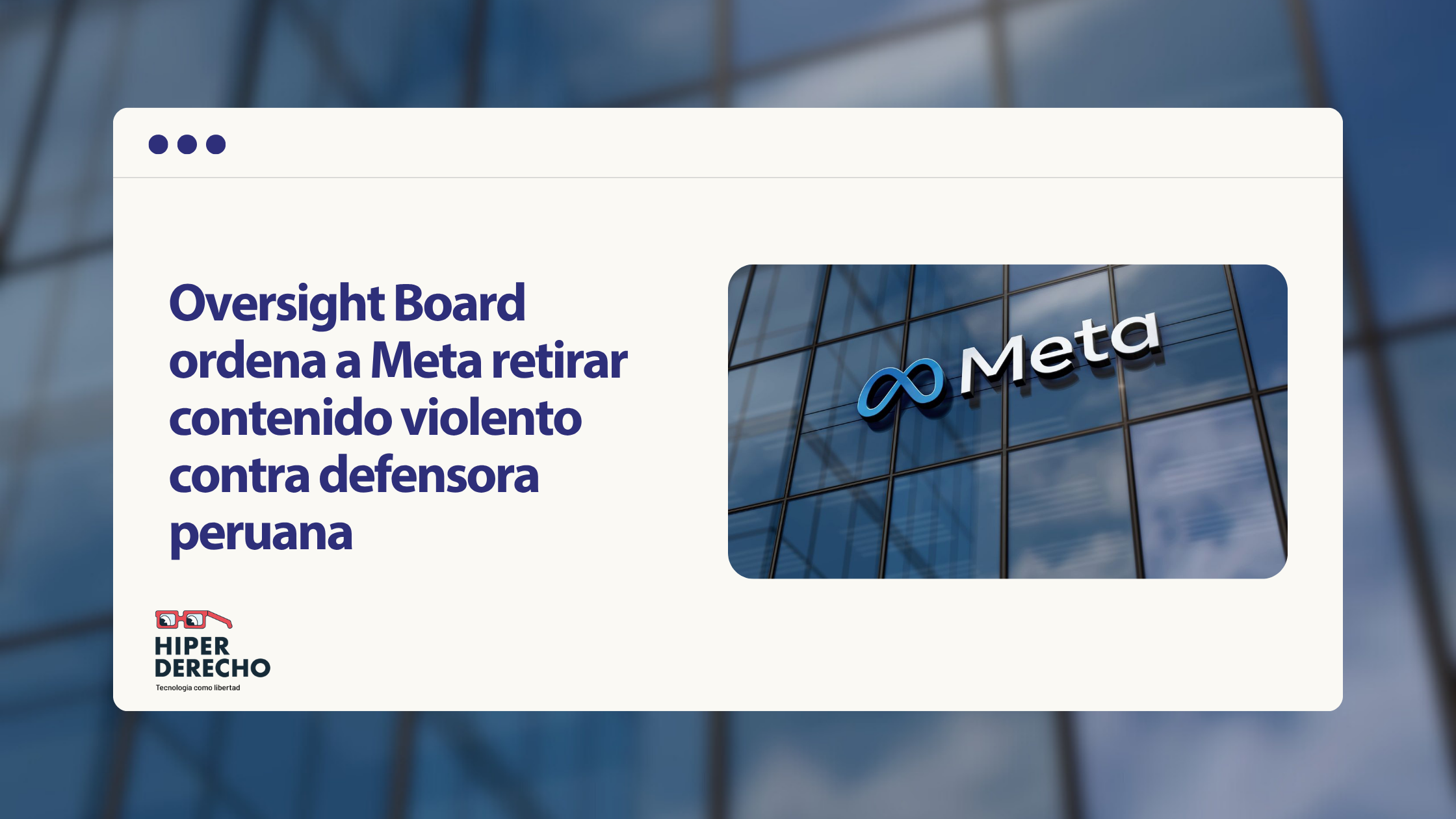 Oversight Board de Meta ordena retirar contenido violento contra ...